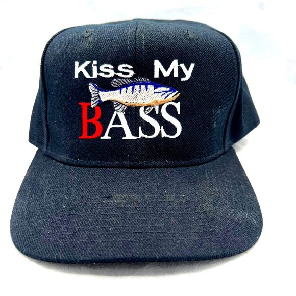 Kee & Ed | Accessories | Fishermans Kiss My Bass Baseball Cap Mens Hat ...